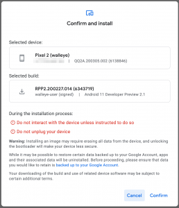 Flashing Android Firmware Builds using Android Flash Tool – Ralf's Blog